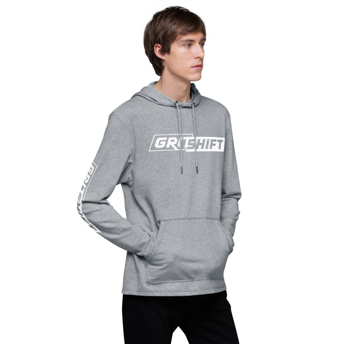 GritShift Unisex Lightweight Hoodie – Electrek Moto