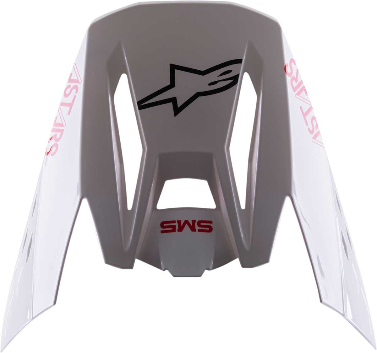 SM5 Visor - Bond - White/Red – Electrek Moto