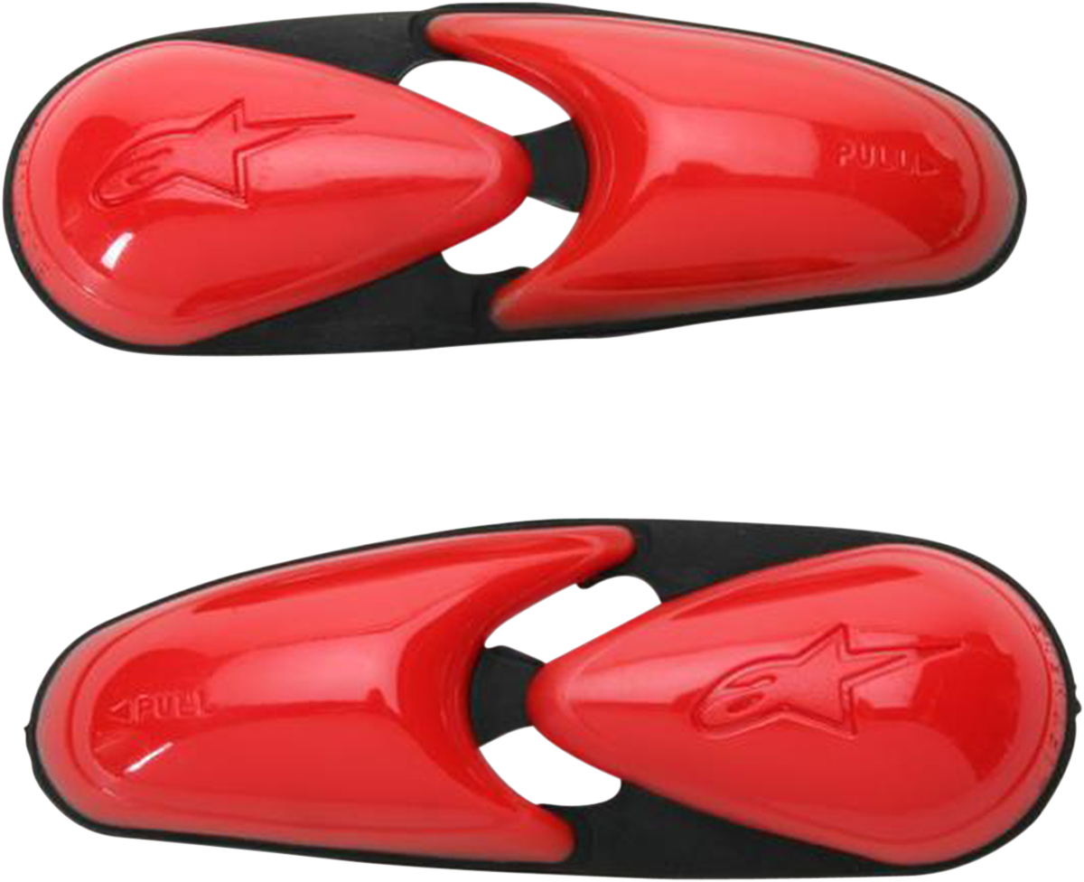 ALPINESTARS Flexible Toe Sliders - Red 25SLITECH-RD – Electrek Moto