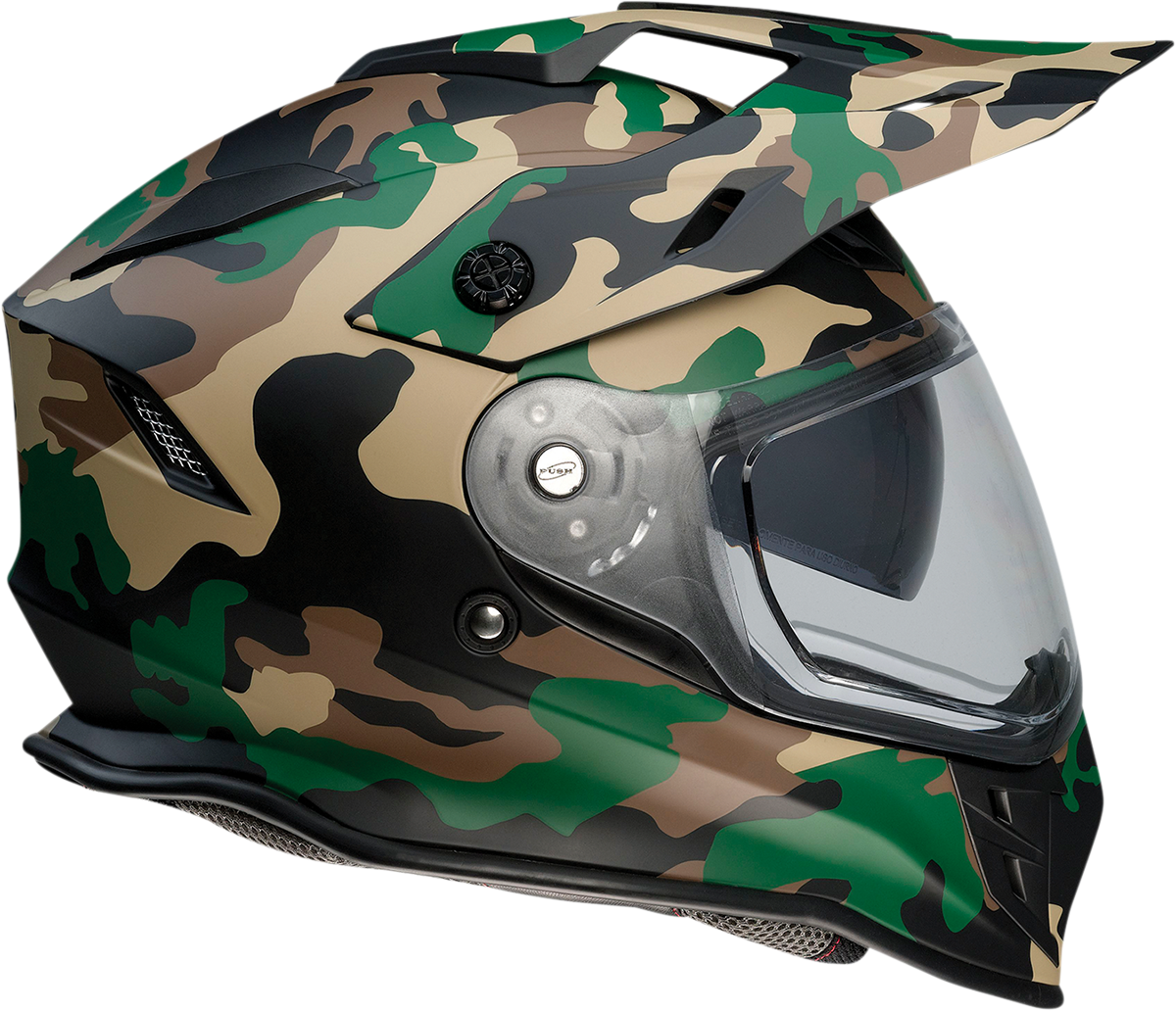 Z1R Range Helmet - Camo - Woodland - Large 0140-0084 – Electrek Moto