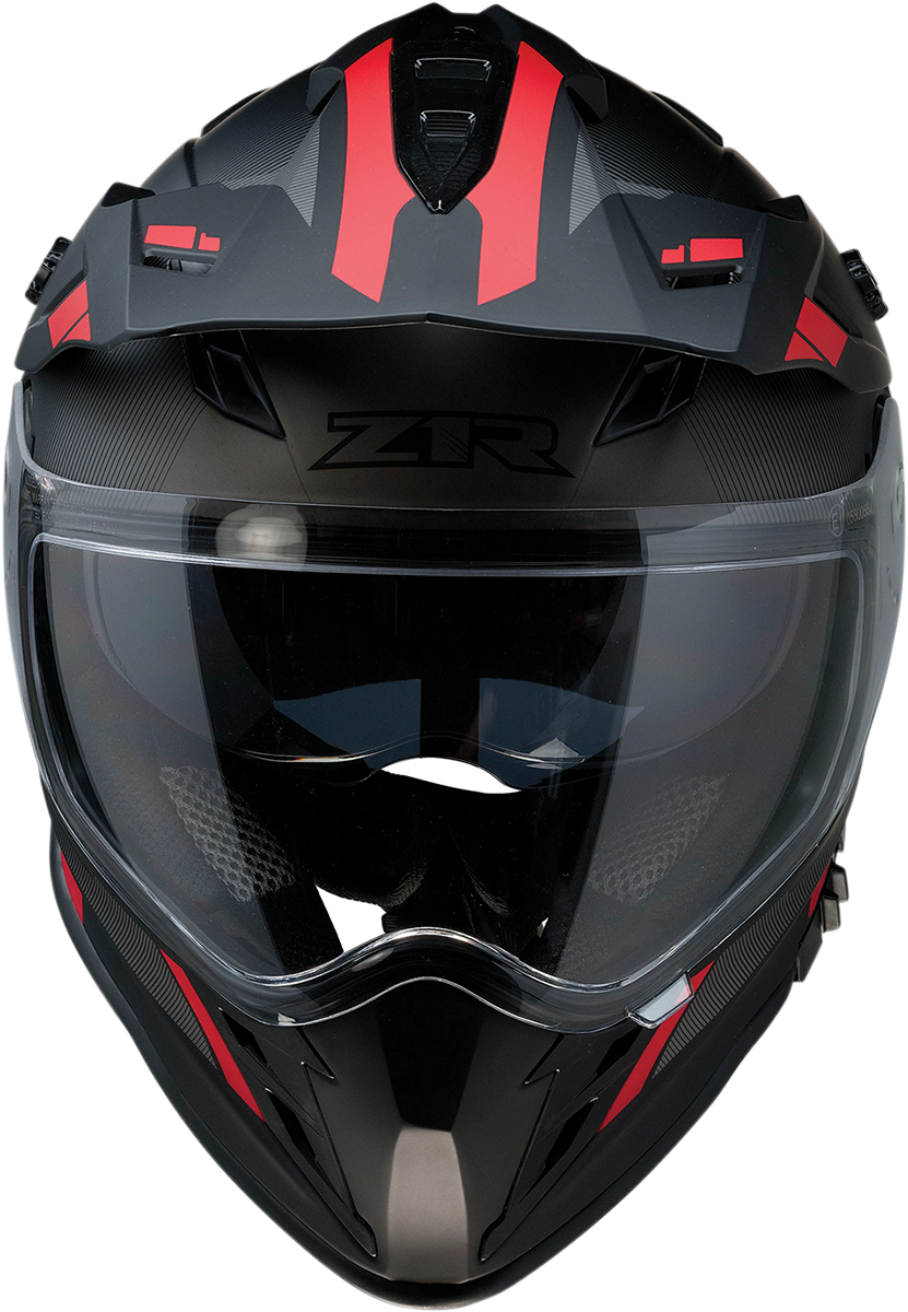 Z1R Range Helmet - Uptake - Black/Red - Small 0140-0014 – Electrek Moto