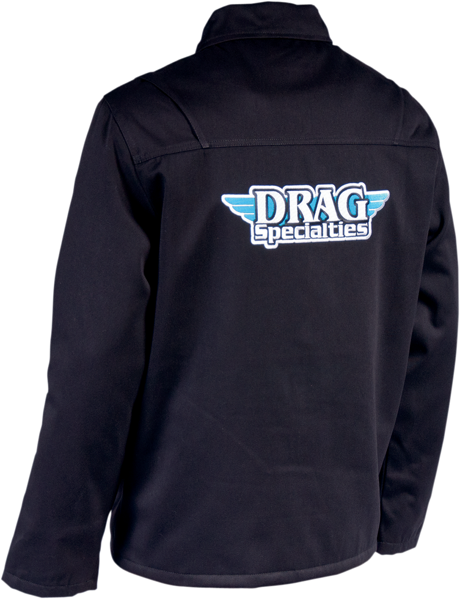 THROTTLE THREADS Drag Specialties Shop Jacket - Black - 3XL DRG19J28BK ...