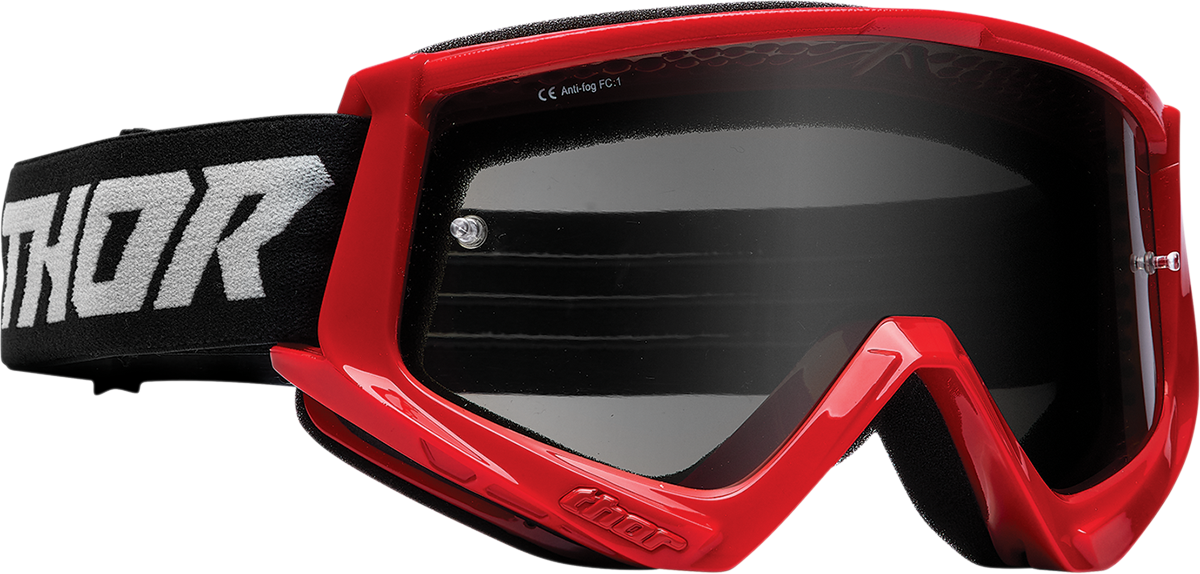 THOR Combat Sand Goggles - Racer - Red/Gray 2601-2697 – Electrek Moto