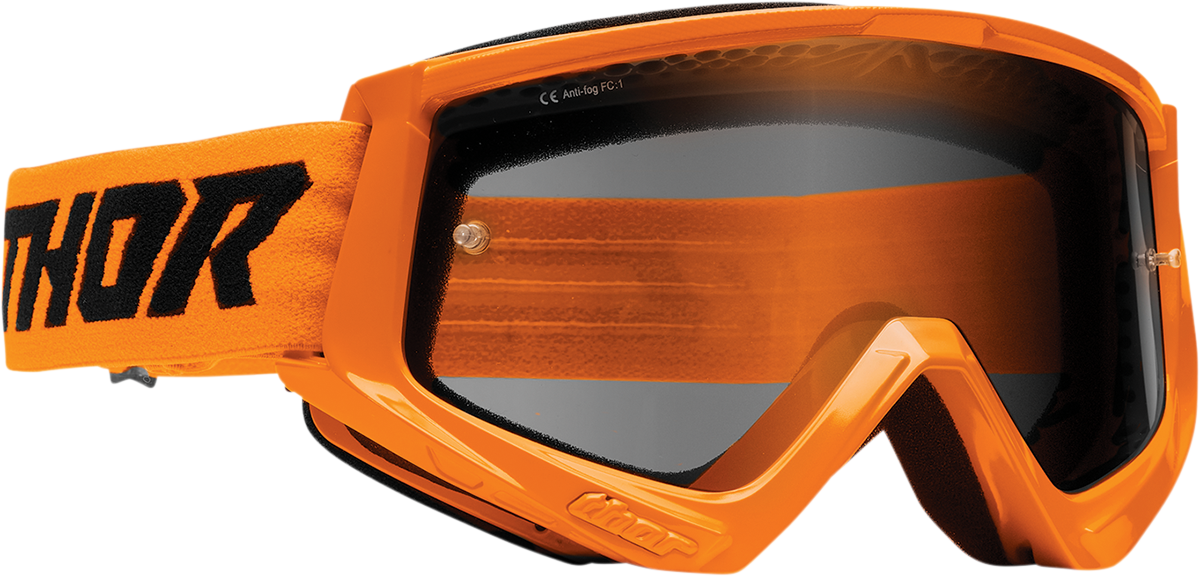THOR Combat Sand Goggles - Racer - Flo Orange/Black 2601-2699 ...