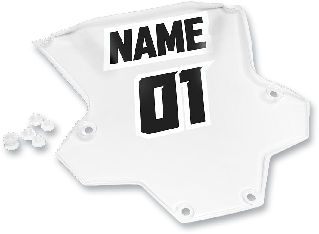 THOR Sentinel XP-GP Number Plate - Clear 2701-0680 – Electrek Moto