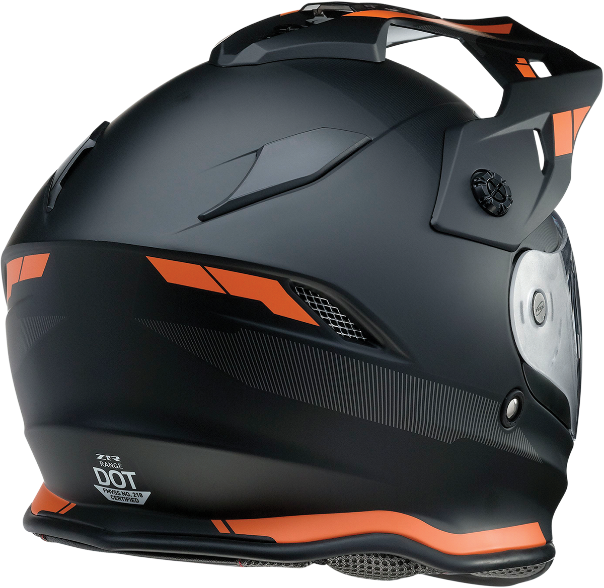 Z1R Range Helmet - Uptake - Black/Orange - XL 0140-0118 – Electrek Moto