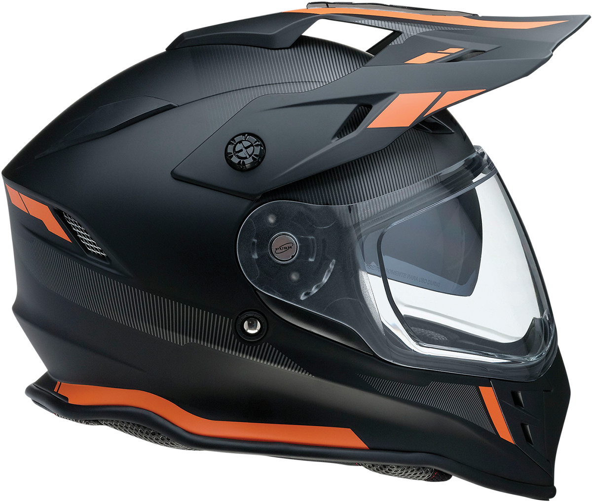 Z1R Range Helmet - Uptake - Black/Orange - Large 0140-0117 – Electrek Moto