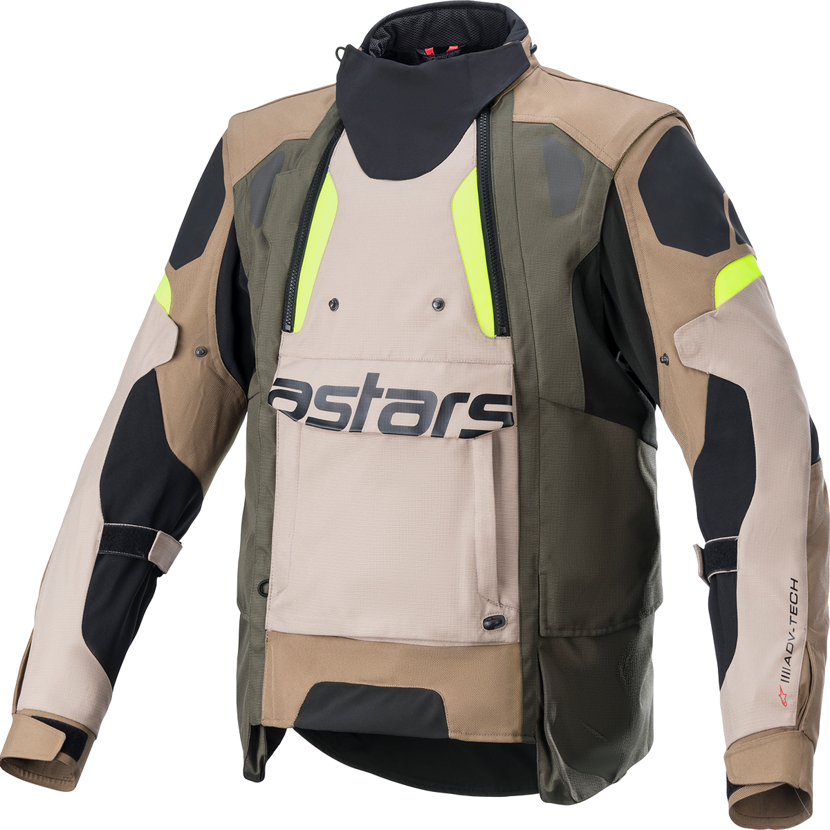 ALPINESTARS Halo Drystar? Jacket - Black/Sand/Yellow - Small 3204822-8 ...