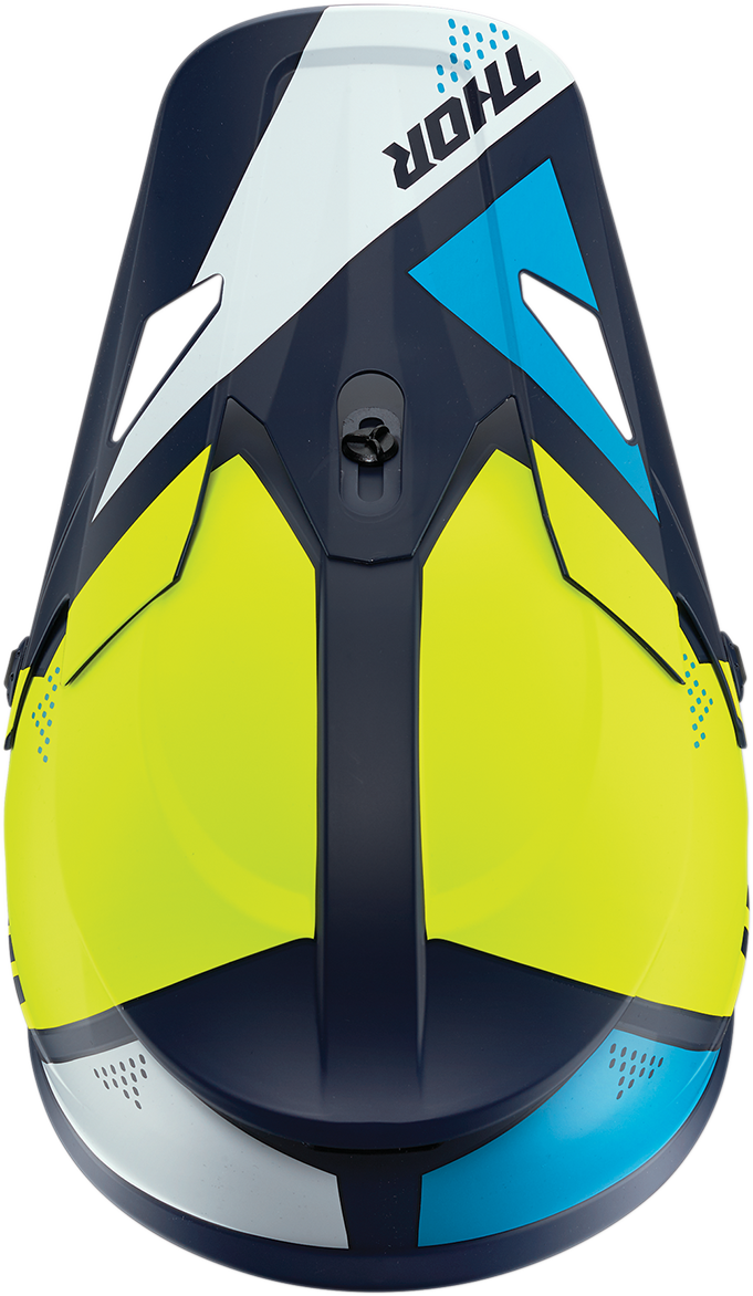 THOR Sector Visor - Blade - Navy/Acid 0132-1320 – Electrek Moto