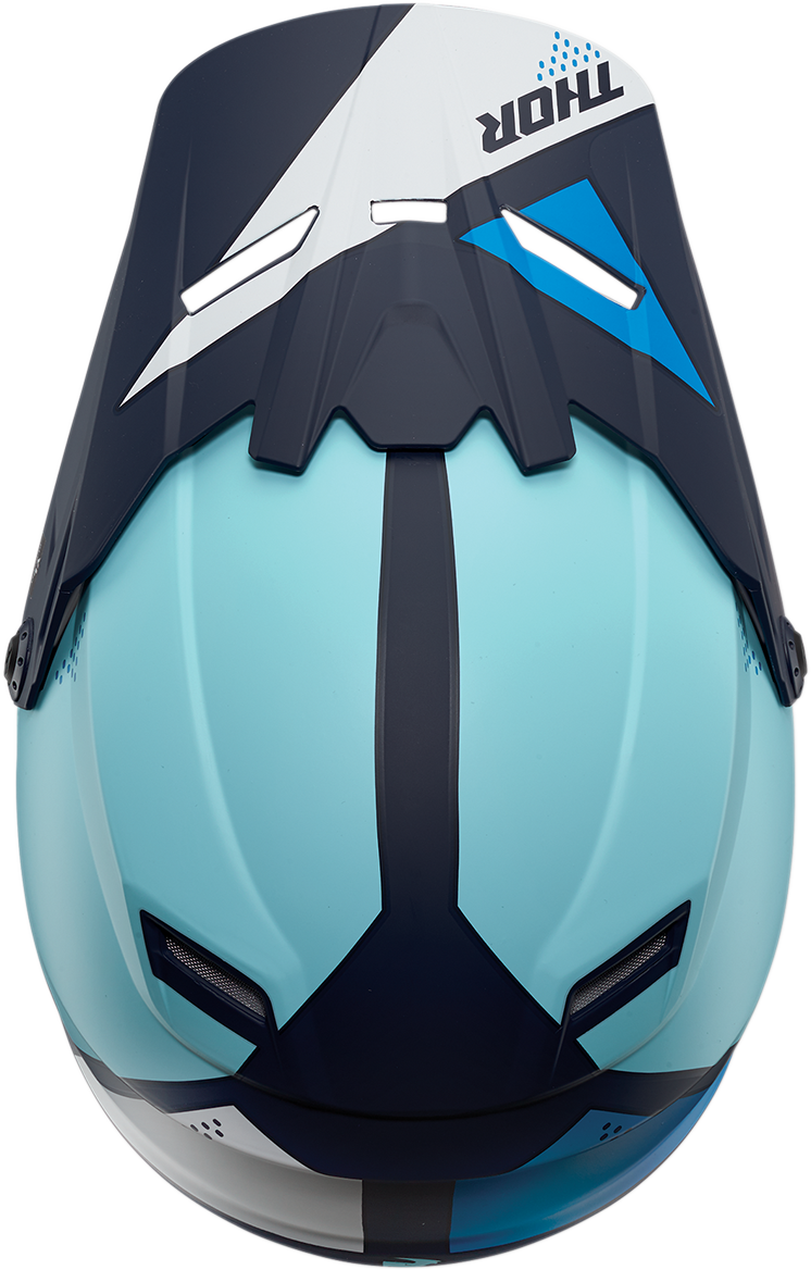 THOR Youth Sector Visor - Blade - Navy/Blue 0132-1326 – Electrek Moto